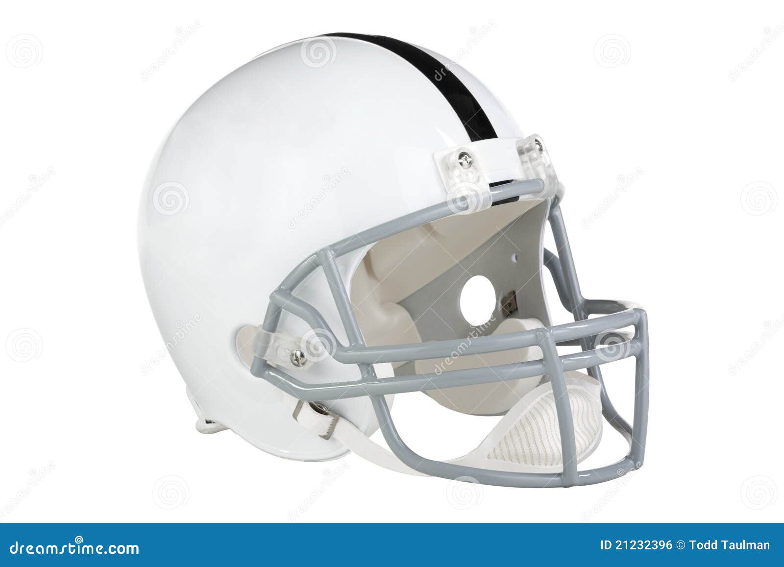 Football Helmet Facing Right Royalty Free Stock Image - Image: 21232396