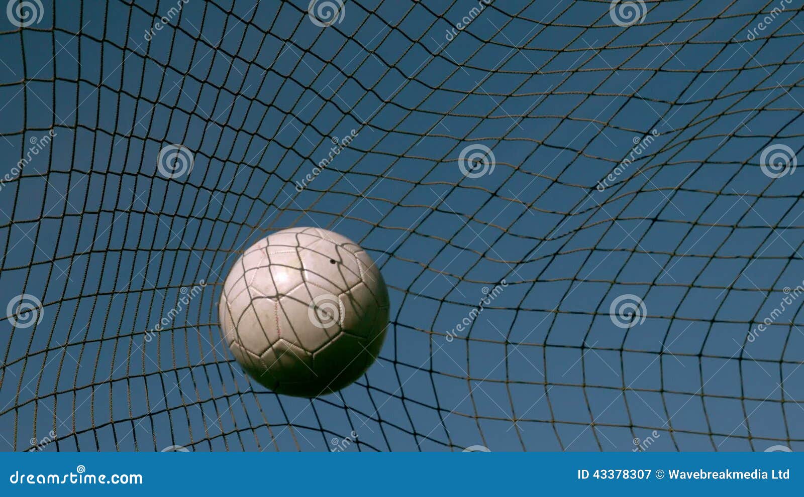 Football Hitting the Back of the Net Stock Video - Video of 1080p ...