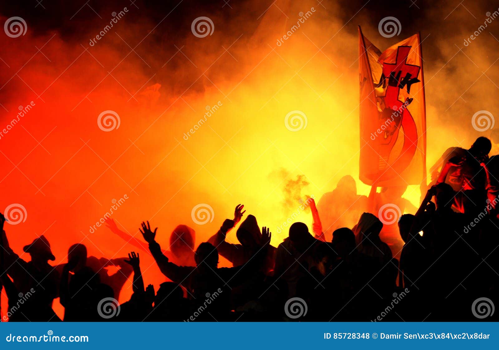 Football Hooligans Royalty-Free Stock Image | CartoonDealer.com #85728340