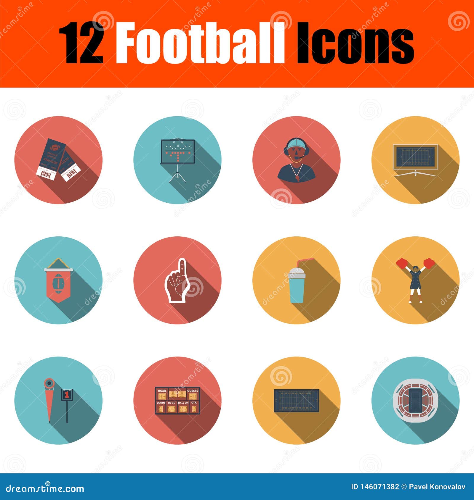 Football Icon Set stock vector. Illustration of shoe - 146071382