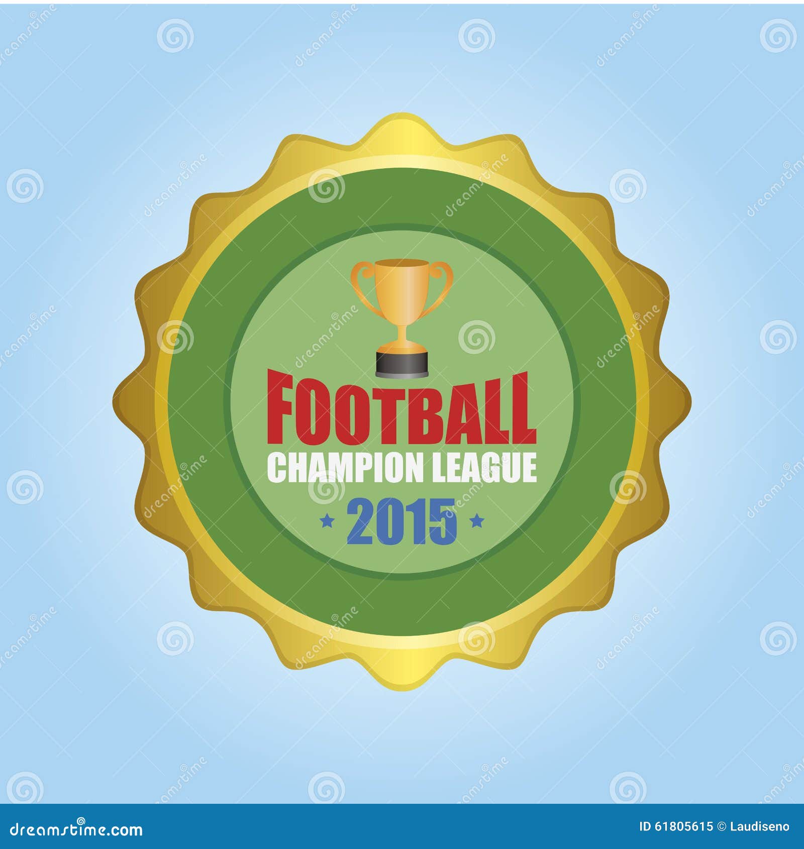 Football stock vector. Illustration of colorful, exercise - 61805615
