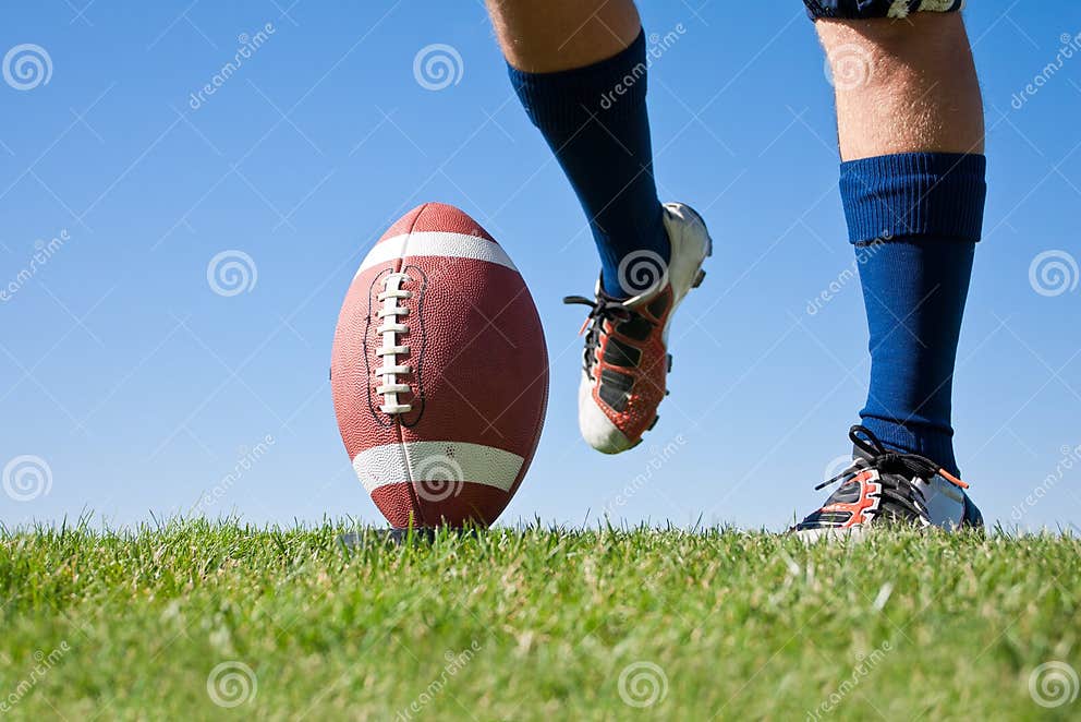 Football Kickoff stock image. Image of football, ready - 24533537