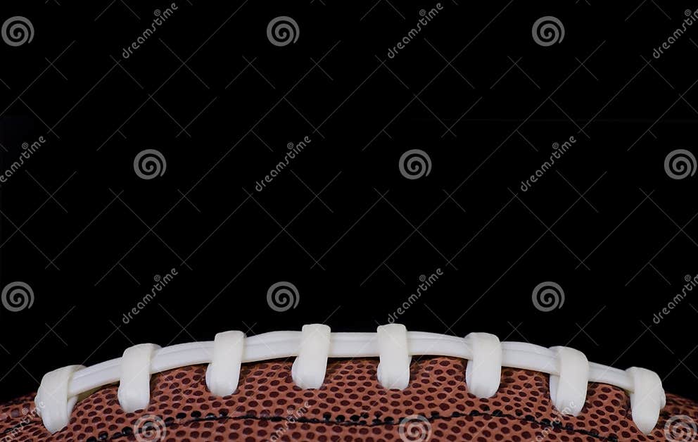 Football laces stock photo. Image of black, isolated - 12336516