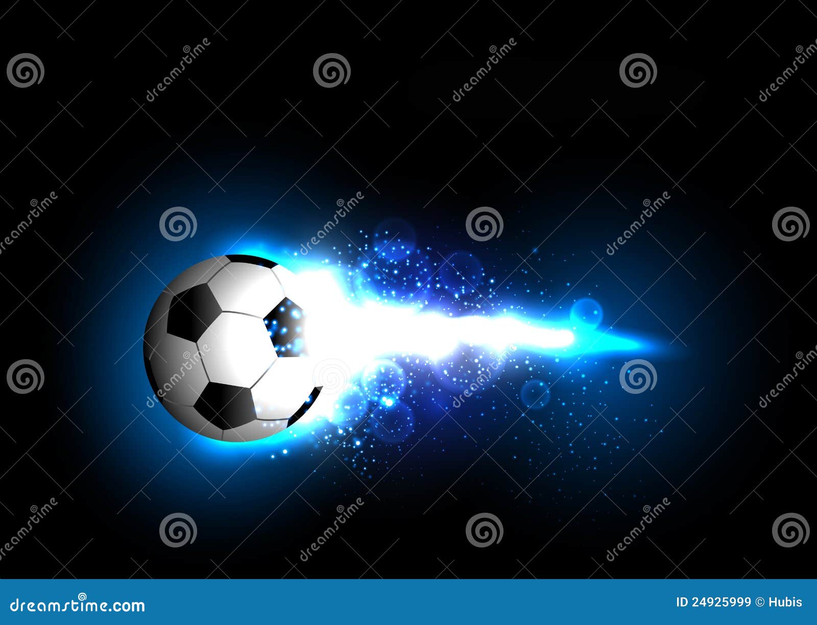 Football light banner stock vector. Illustration of event - 24925999