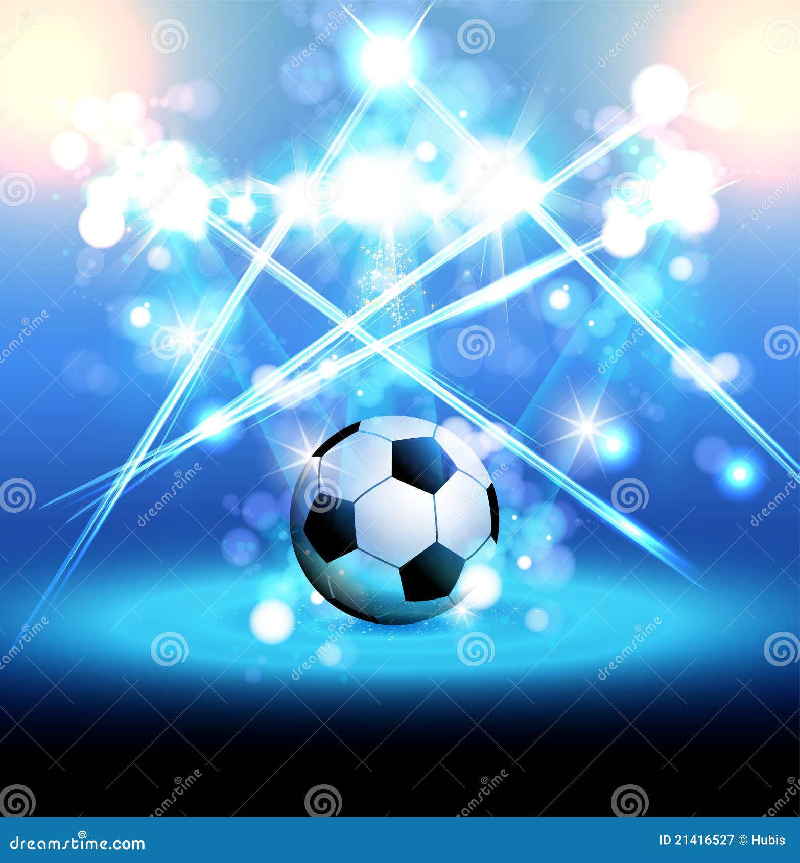 Football light poster stock vector. Illustration of banner - 21416527