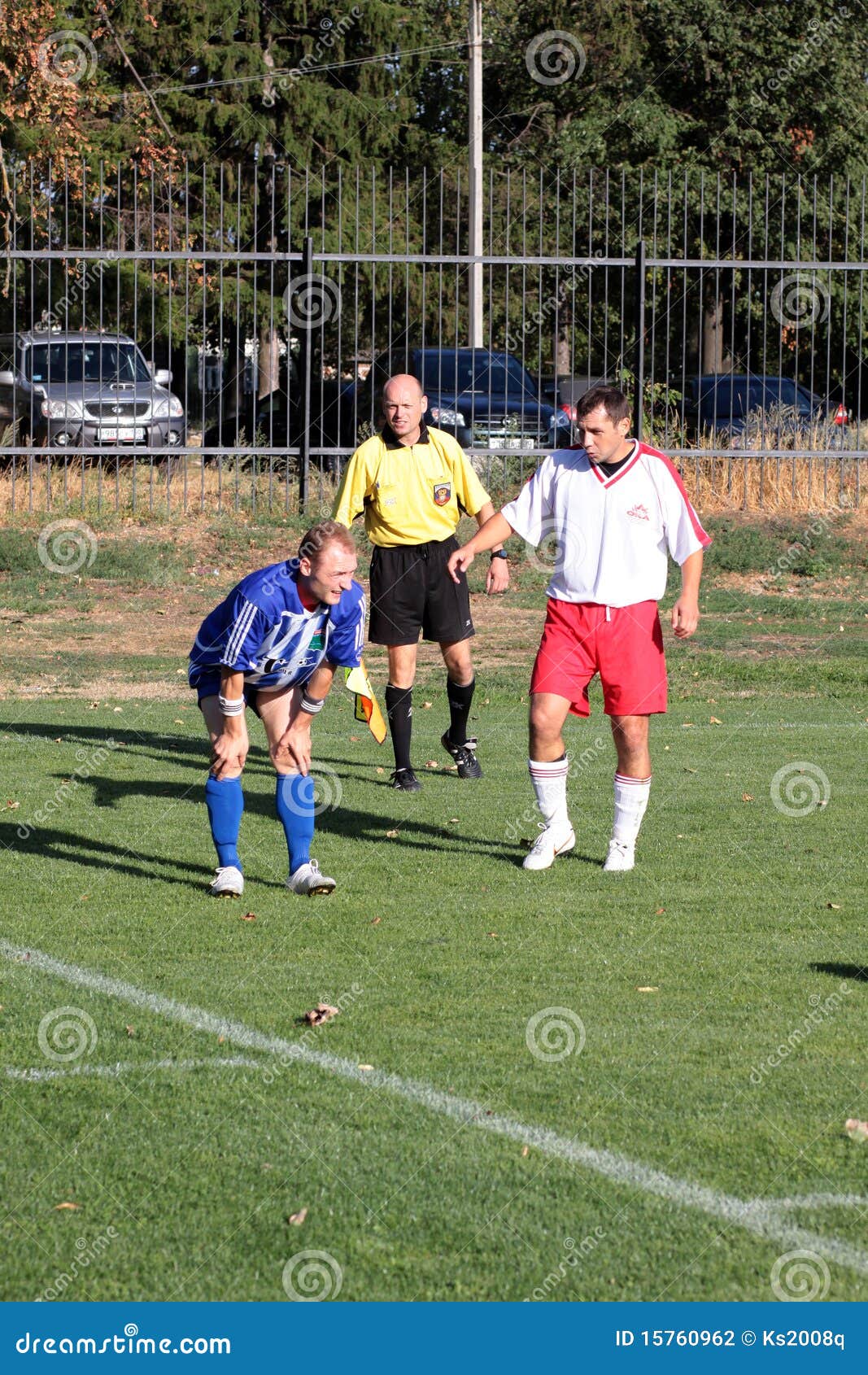 Football Match. Breach of the Rules Editorial Photography - Image of ...