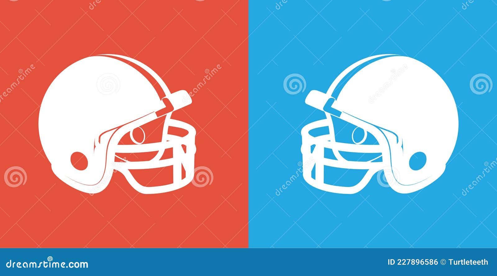 Football Matchup stock vector. Illustration of shape - 227896586