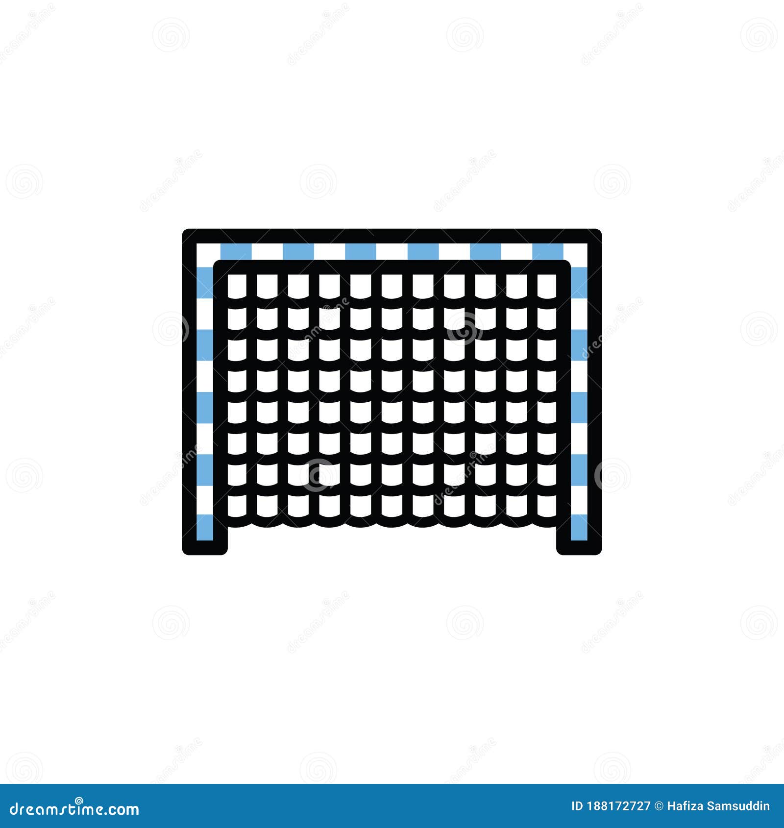 Football Net. Vector Illustration Decorative Design Stock Vector ...