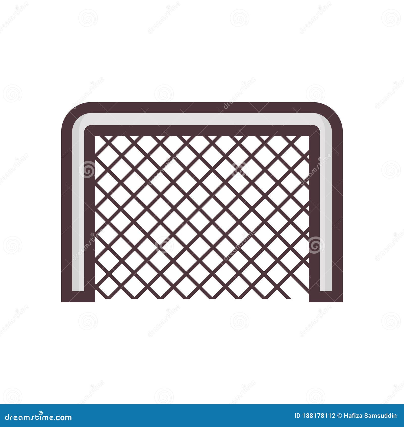 Football Net. Vector Illustration Decorative Design Stock Vector ...