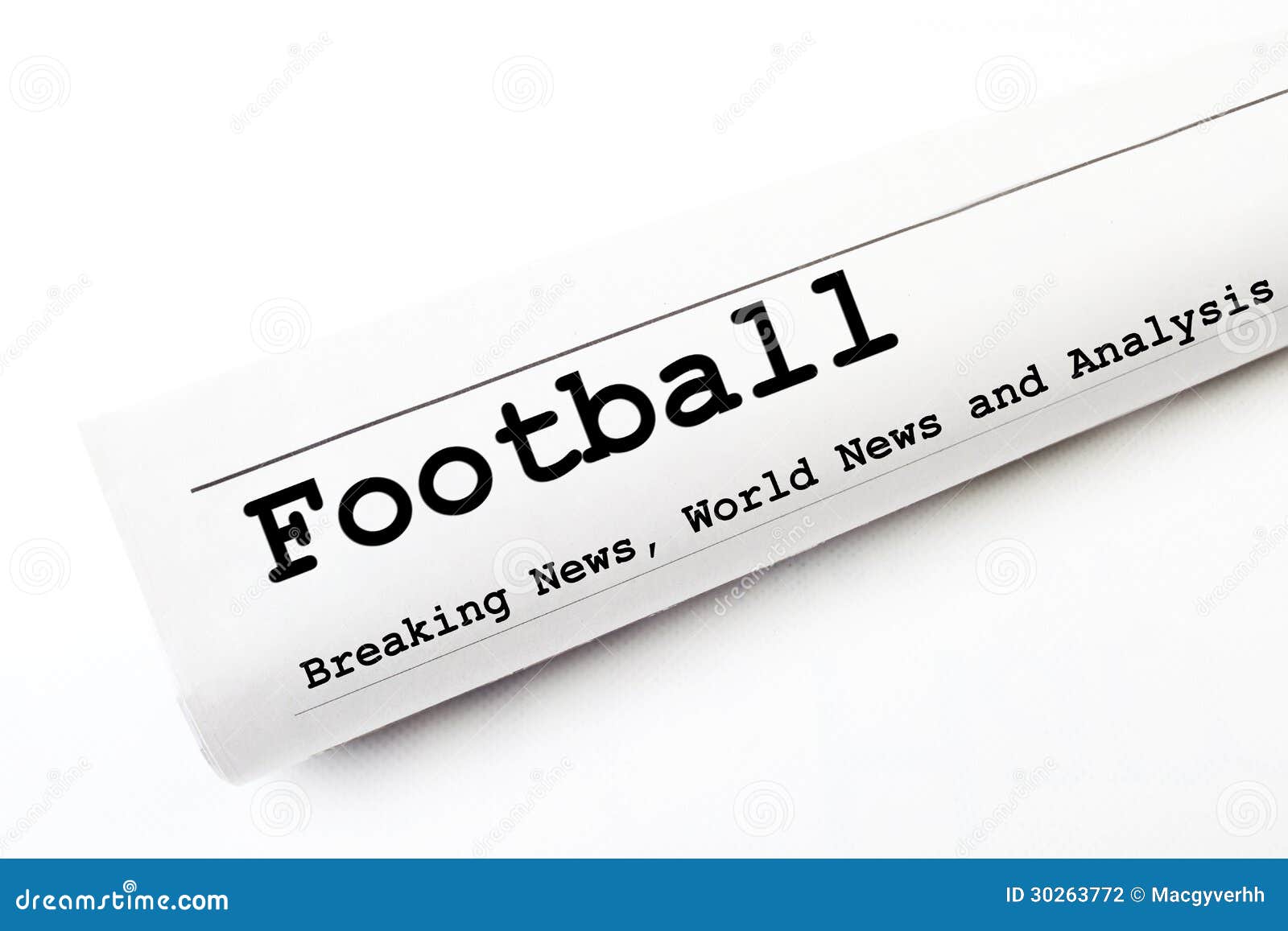 Newspaper stock photo. Image of newspaper, recherche - 30263772