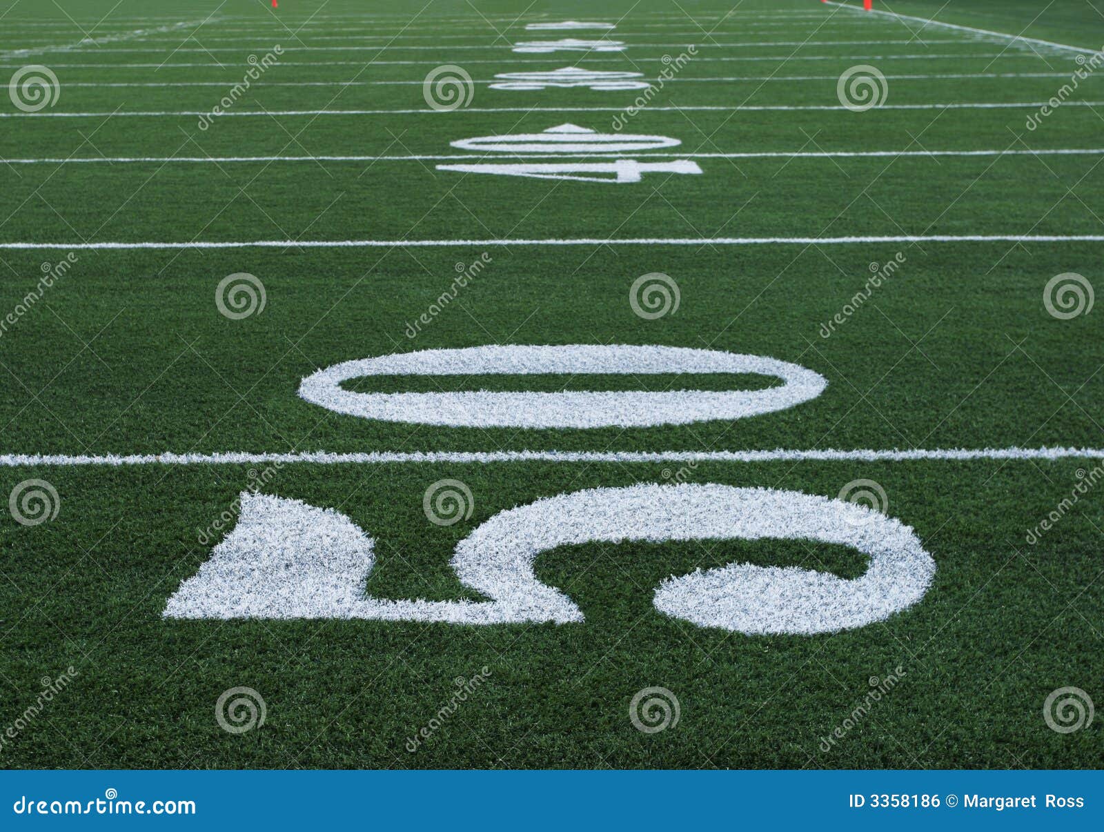 Football Numbers Fifty stock photo. Image of yard, field - 3358186