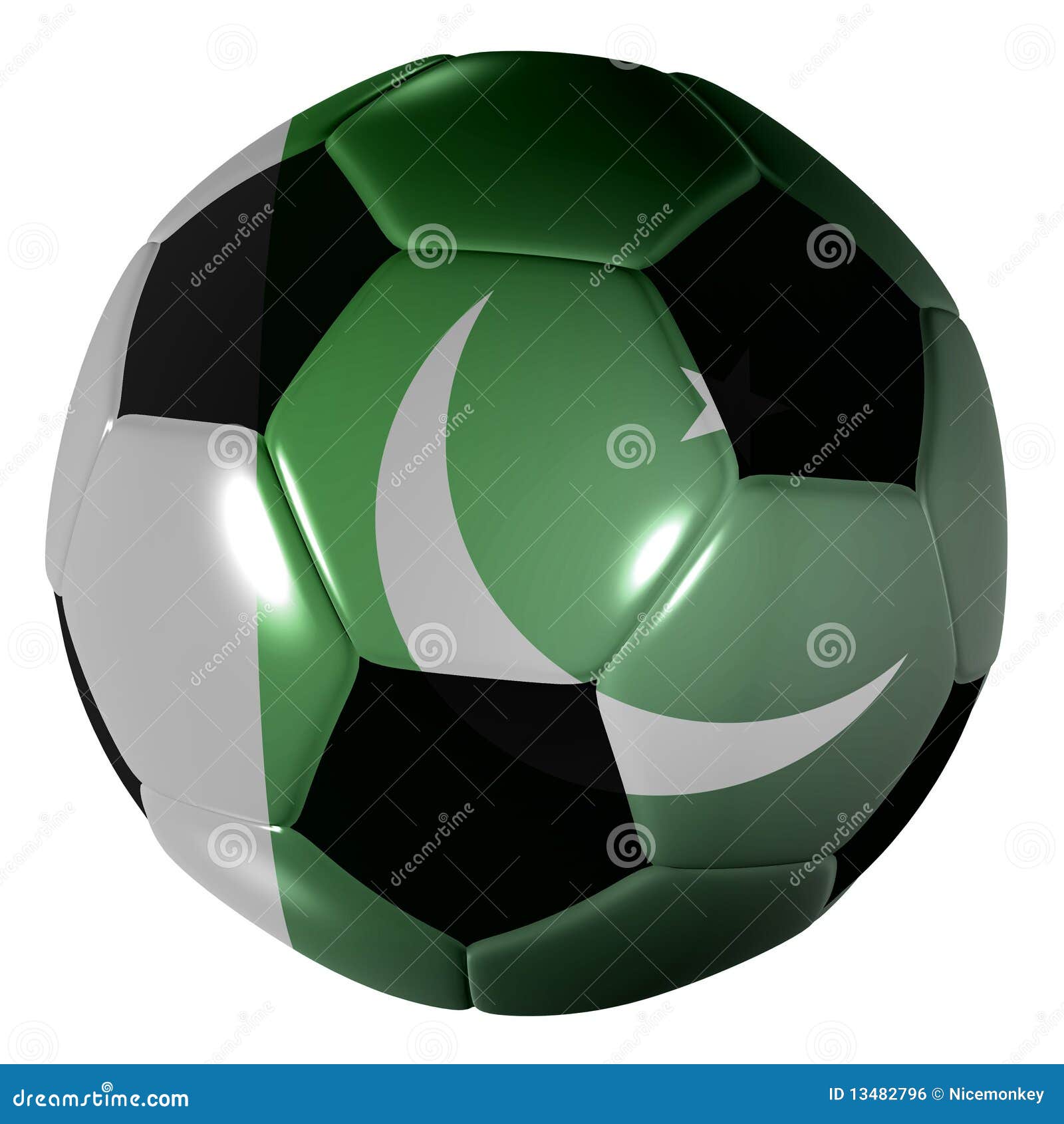 Football pakistan flag stock illustration. Illustration of football ...