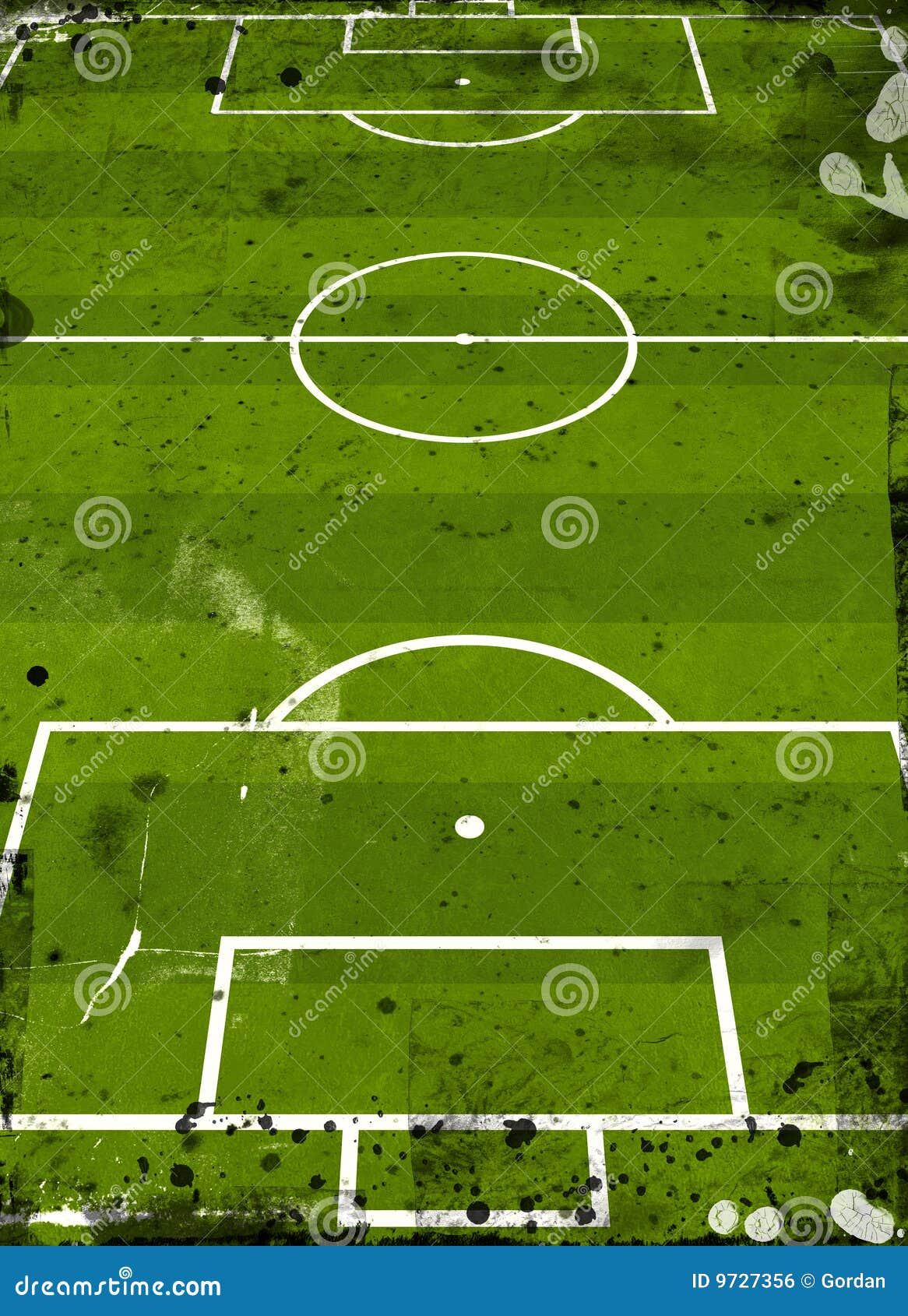 Football Pitch Patterns Cartoon Vector | CartoonDealer.com #10703923
