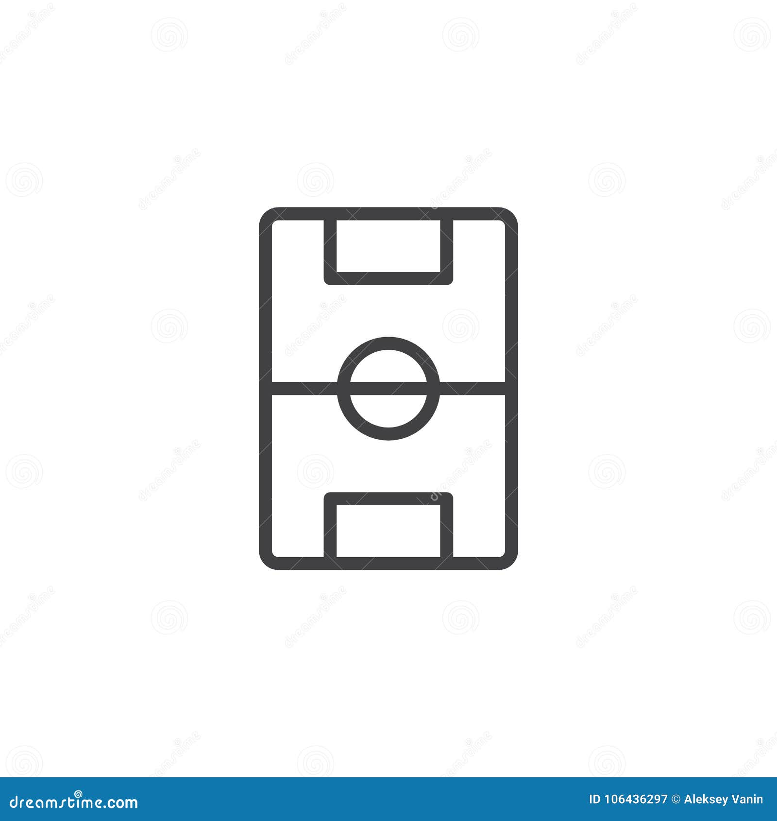 Football pitch line icon stock vector. Illustration of play - 106436297 Football pitch line icon stock vector. Illustration of play - 106436297