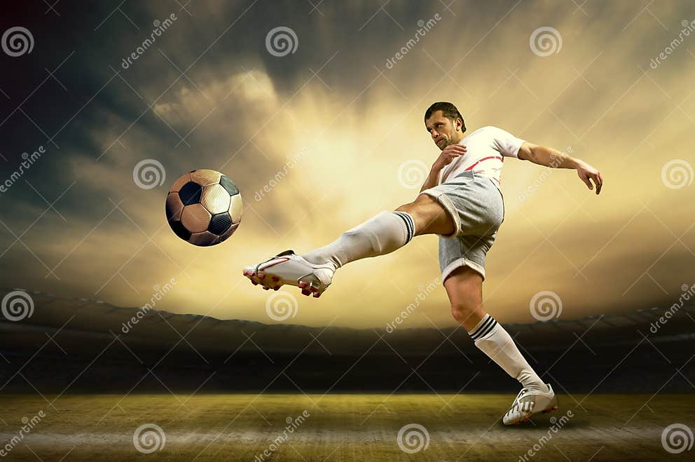 Football player stock photo. Image of activity, competitive - 19424866
