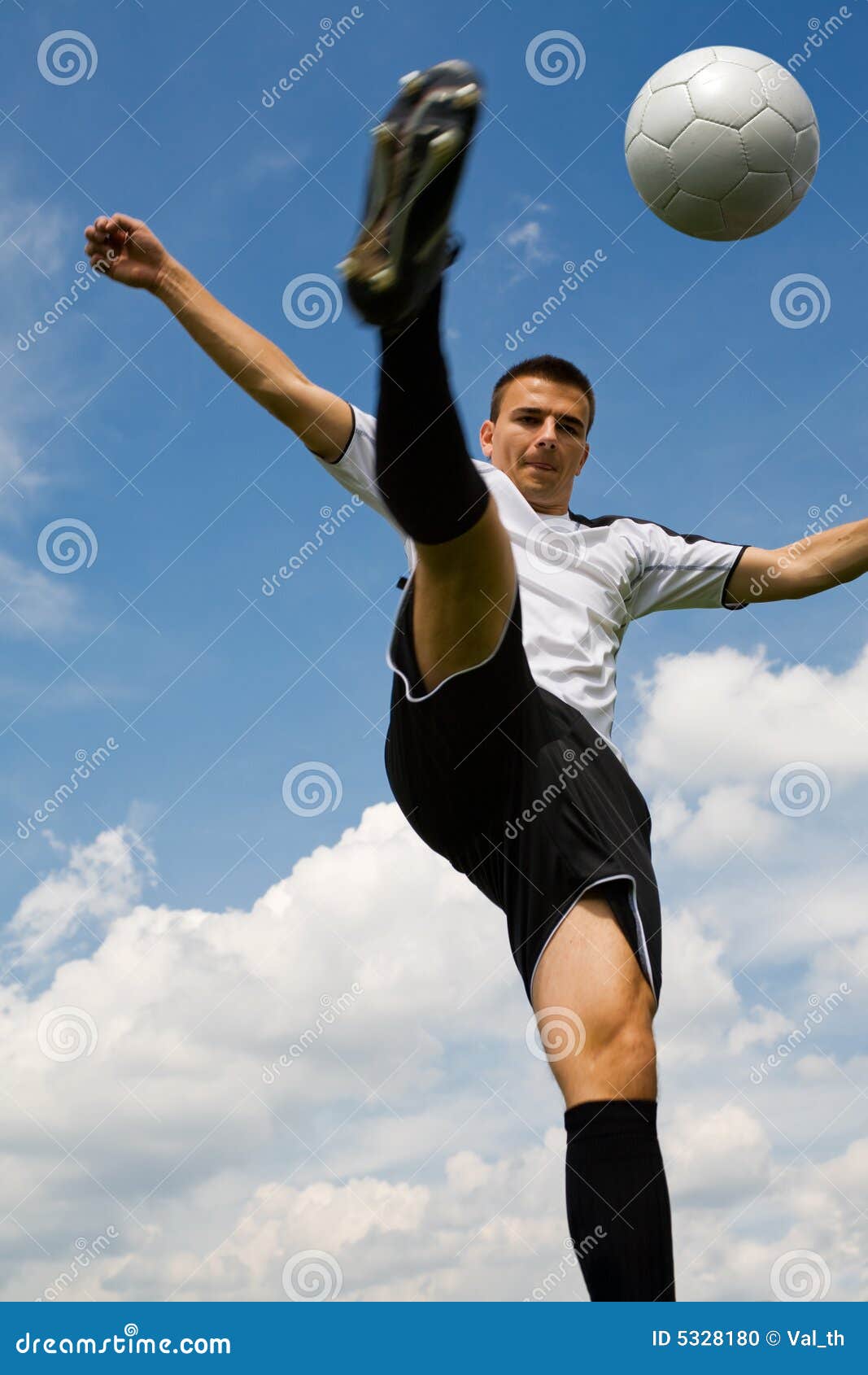 Football player 3 stock photo. Image of goal, playing - 5328180