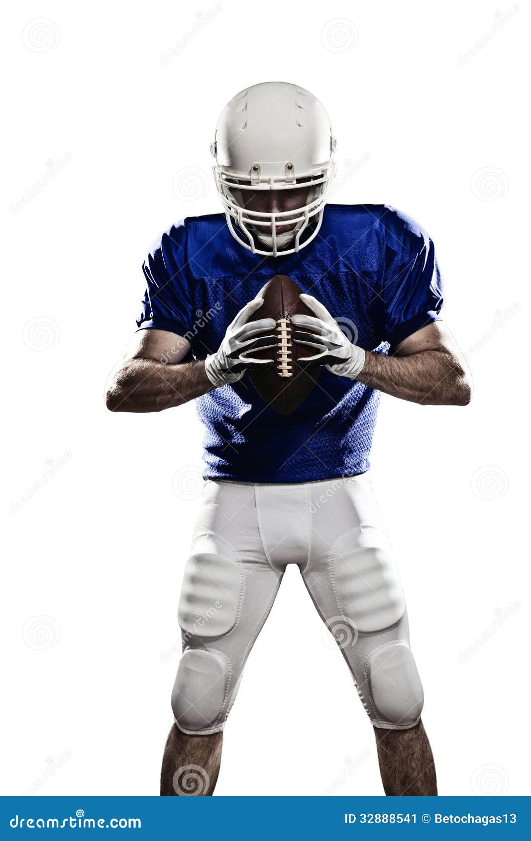 Football Player stock image. Image of fine, build, male - 32888541