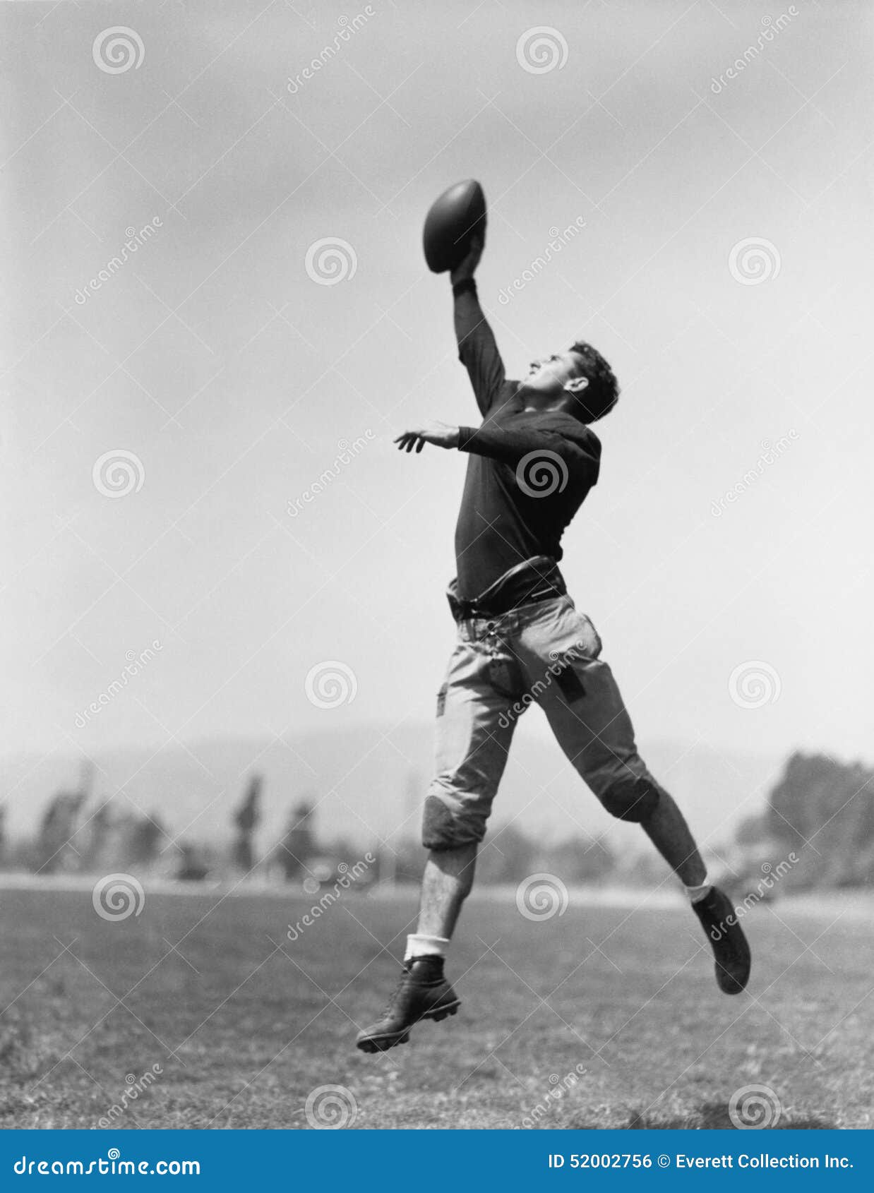 Football Player Catching Ball Stock Photo - Image of adult, adults ...