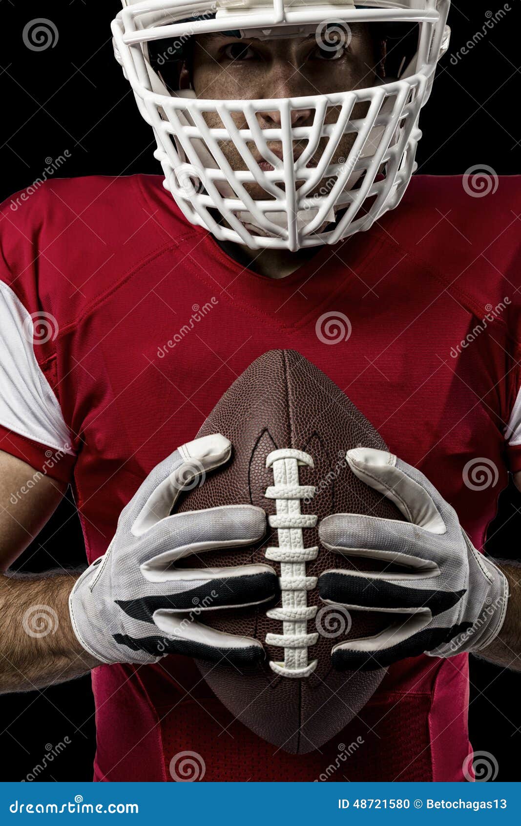 Football Player stock photo. Image of american, player - 48721580
