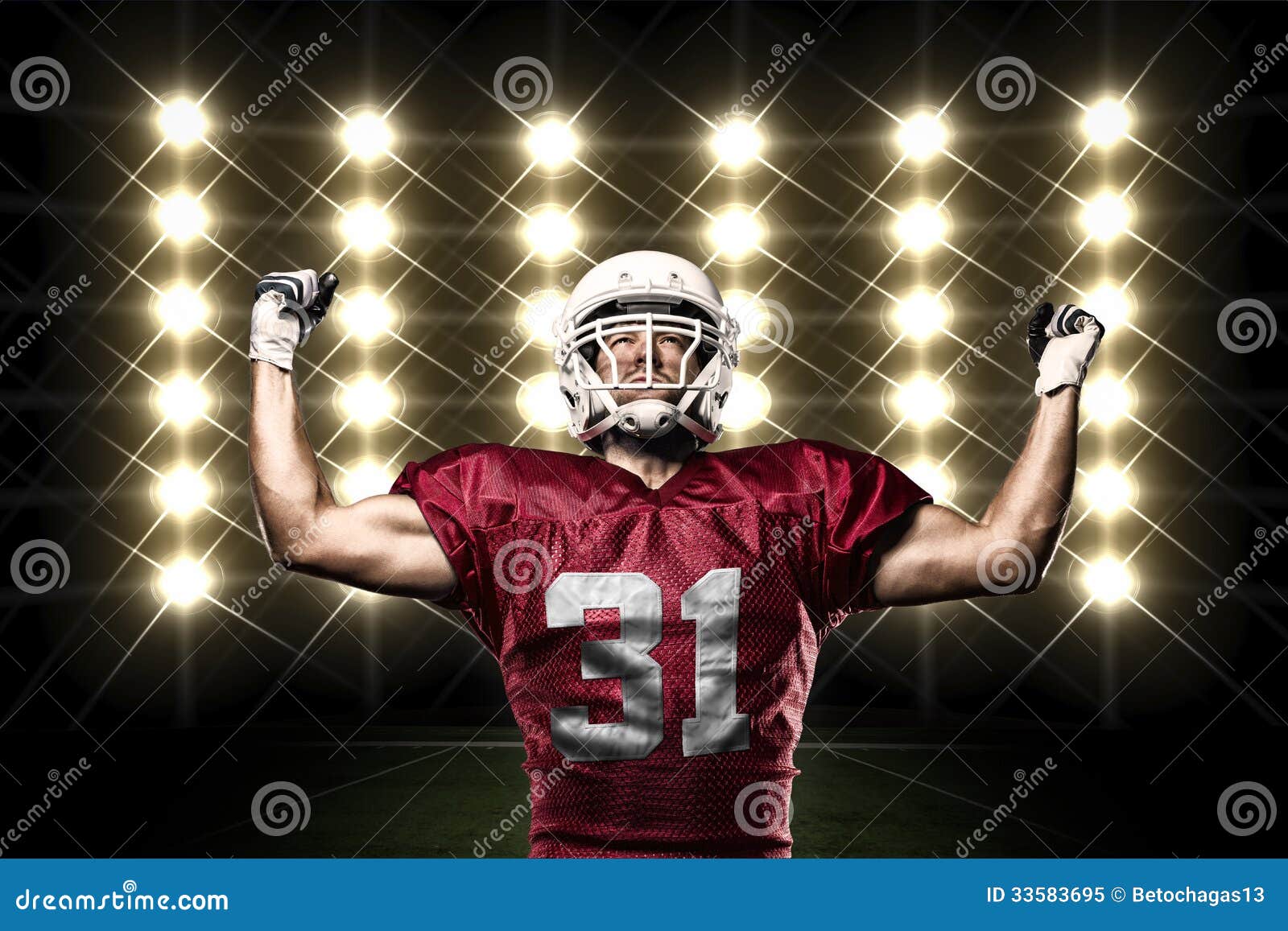 Football Player stock image. Image of competitive, shot - 33583695