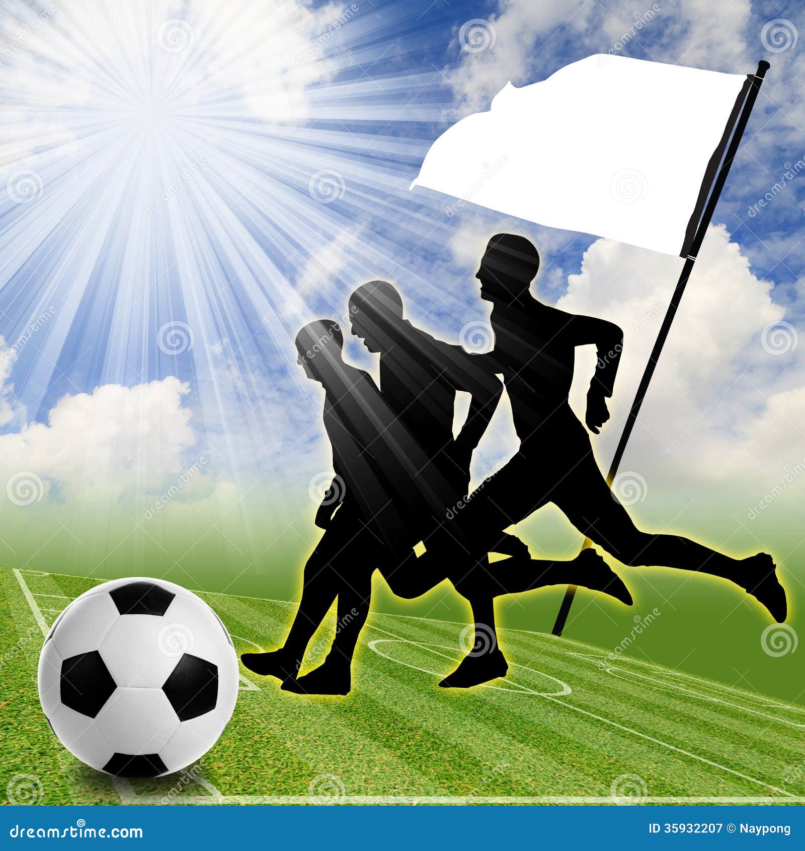 Football player stock image. Image of grass, score, football - 35932207