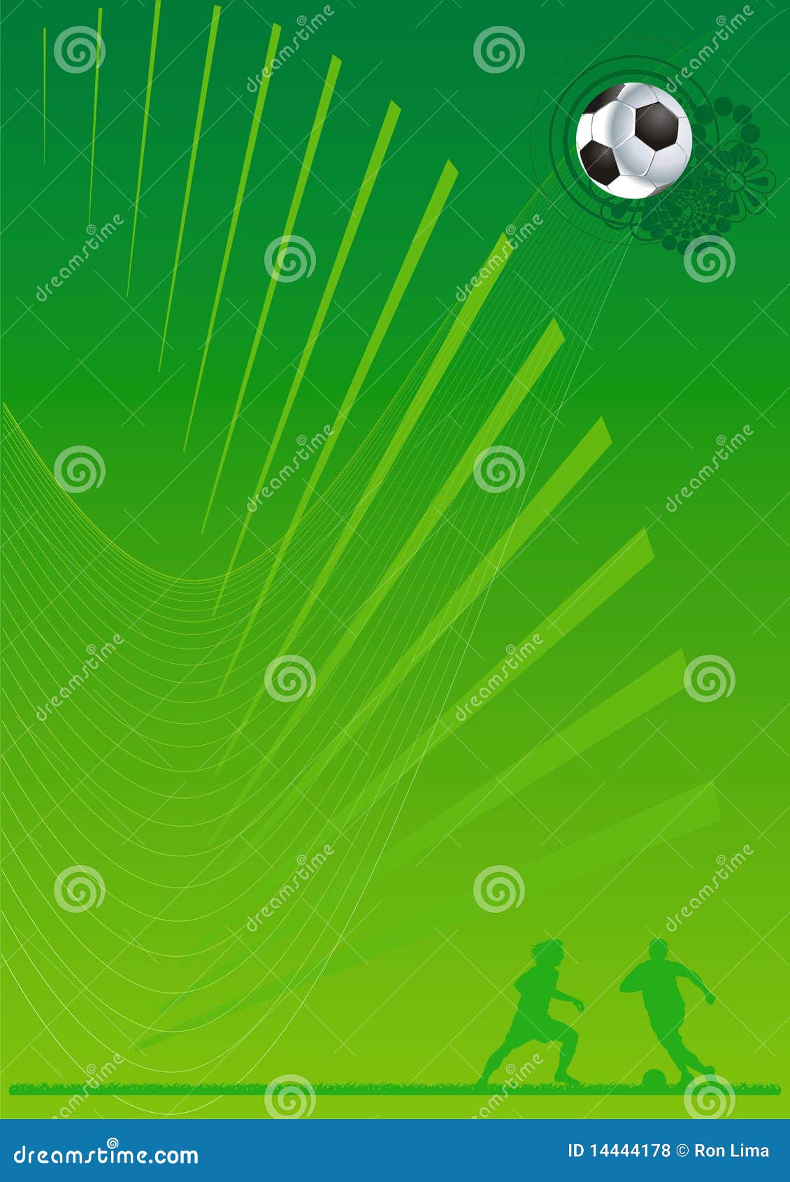 Football Players Background Stock Vector - Illustration of creative ...