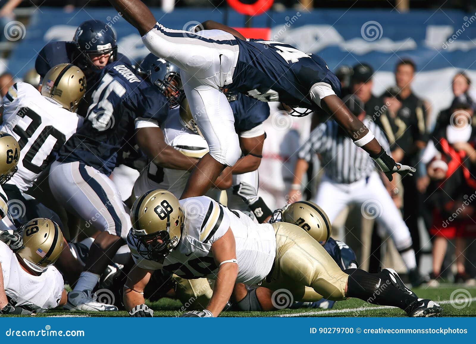 Football Players In Game Picture. Image: 90279700