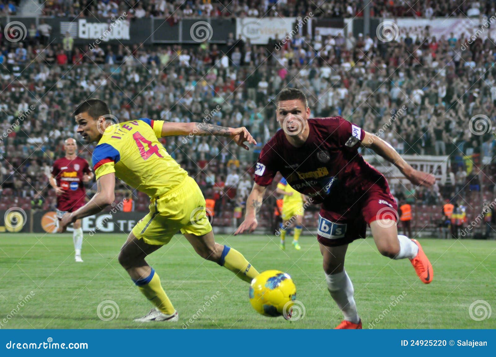 Football players running editorial image. Image of ball - 24925220