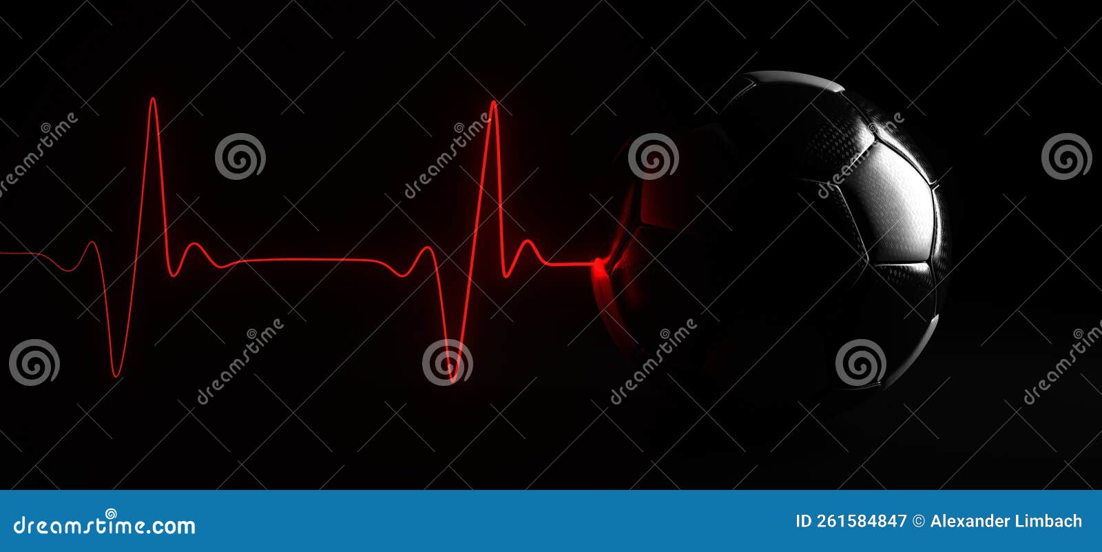 Football Pulse stock illustration. Illustration of copy - 261584847