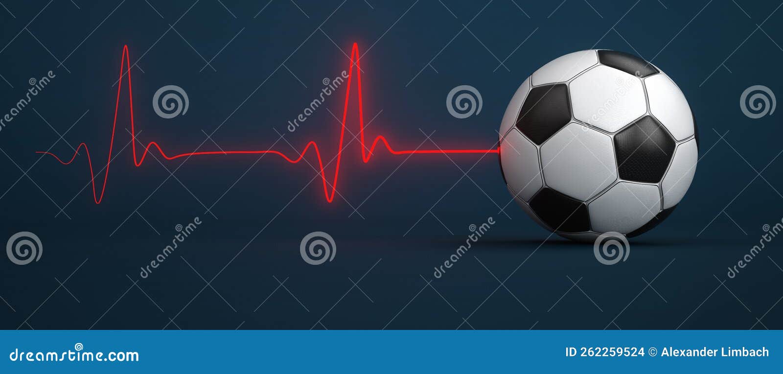 Football Pulse stock illustration. Illustration of dream - 262259524
