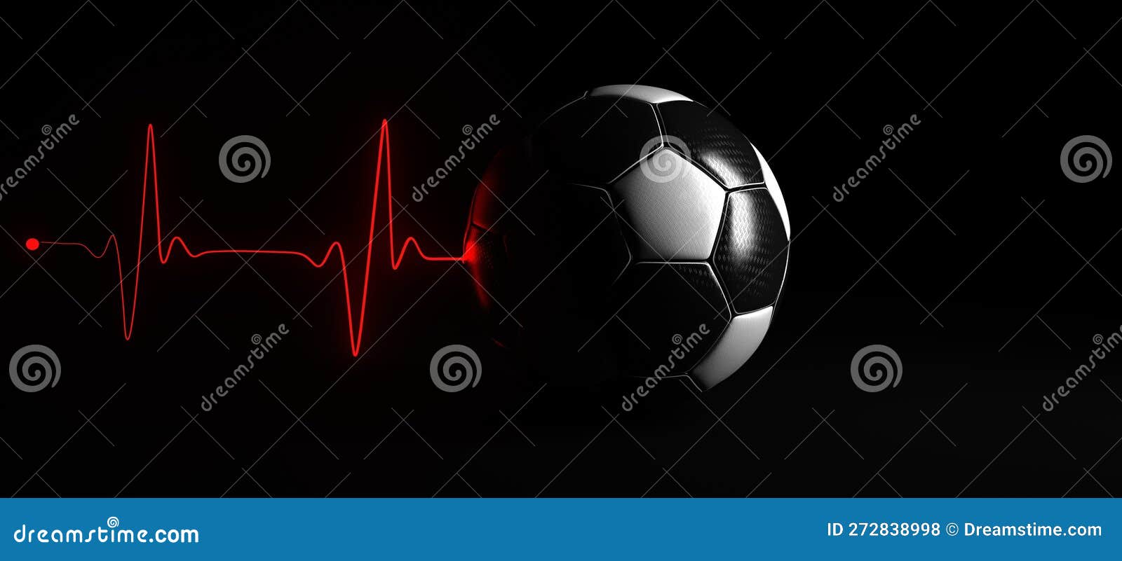 Football Pulse stock illustration. Illustration of football - 272838998
