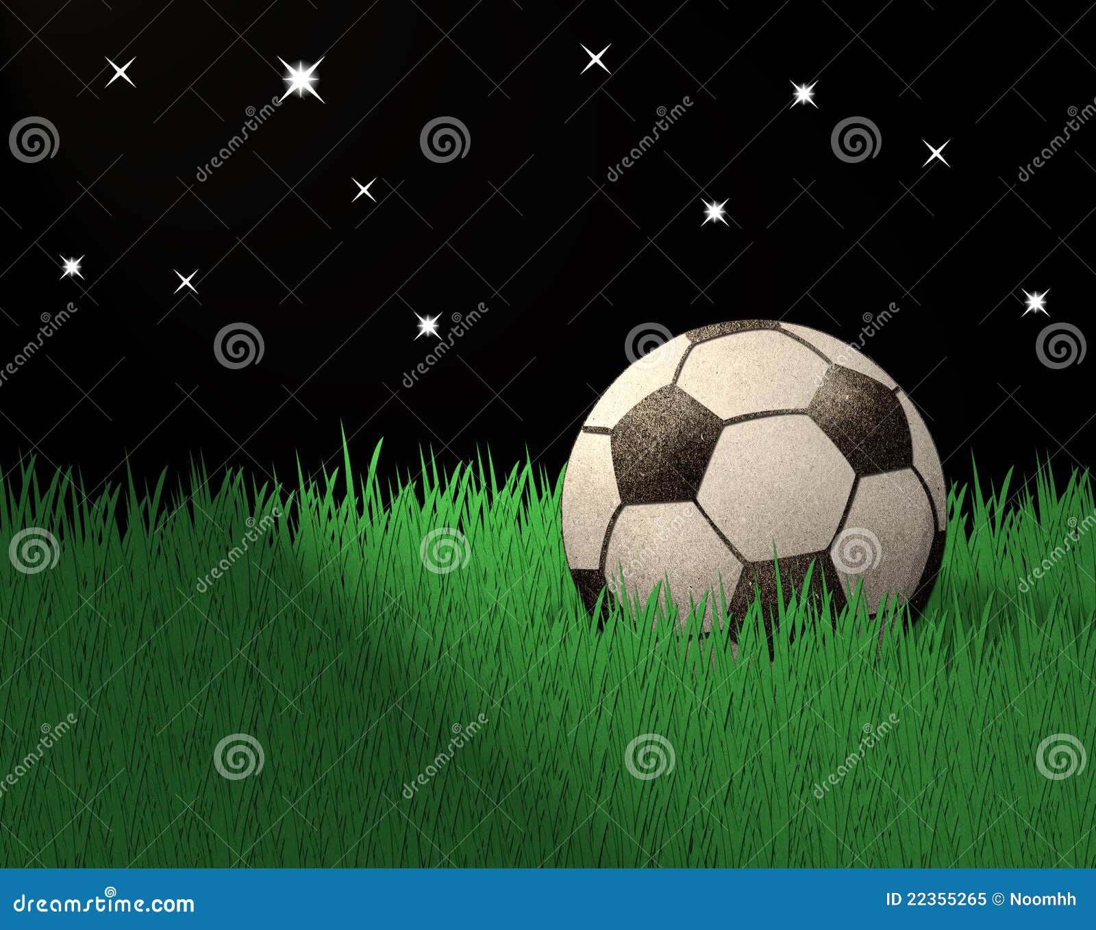 Football Recycled Paper Craft Stick Royalty-Free Stock Image ...