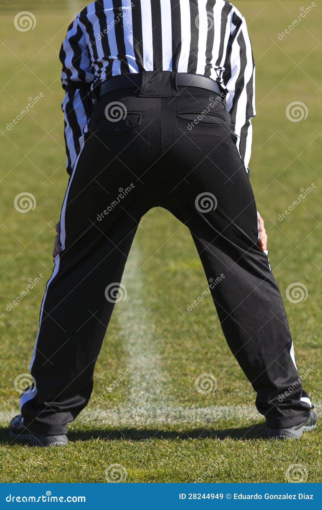 Football referee stock image. Image of field, players - 28244949