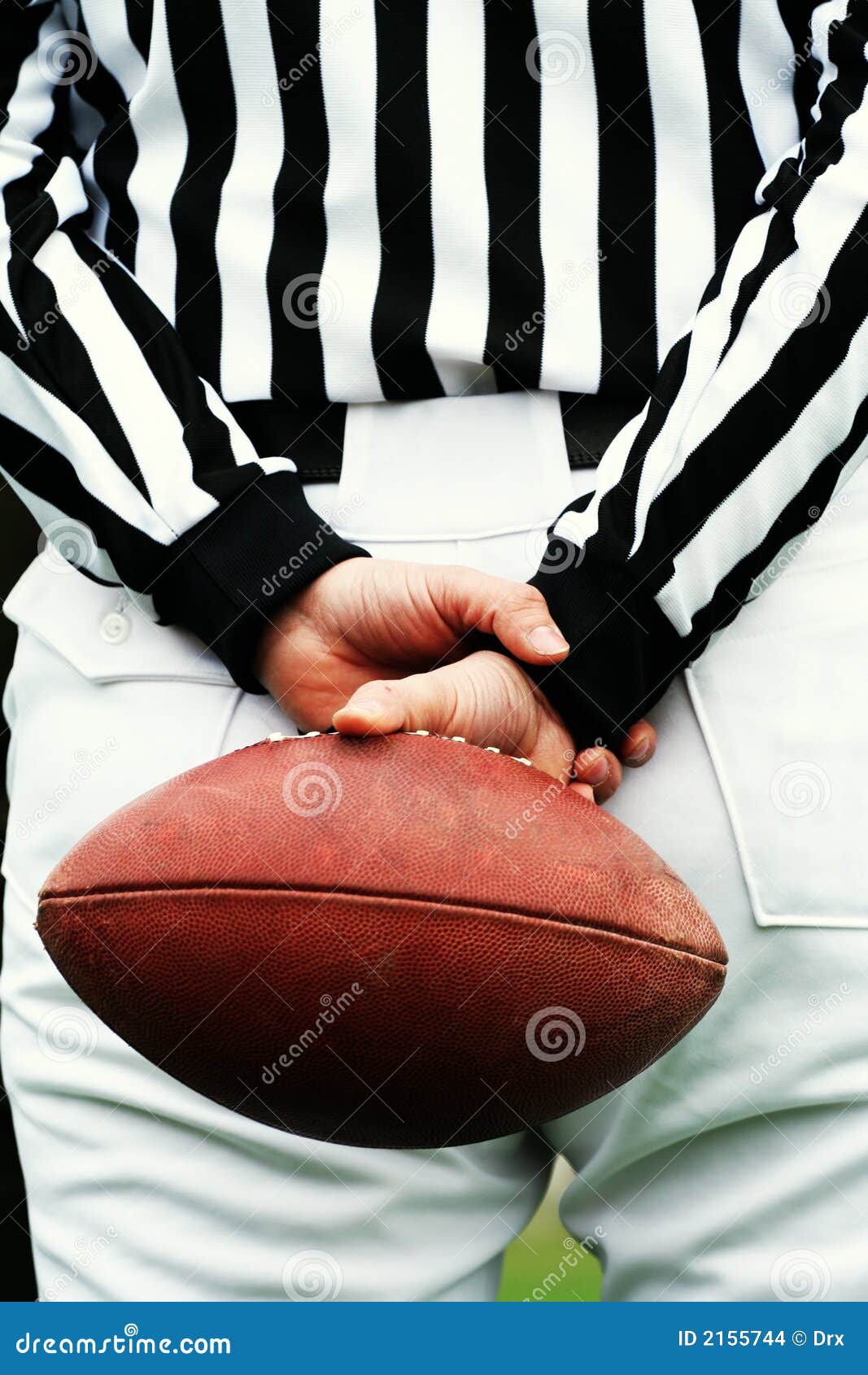 Football Referee and ball stock photo. Image of competition - 2155744