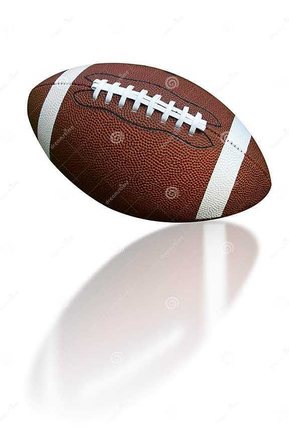 Football with reflection stock illustration. Illustration of reflection ...