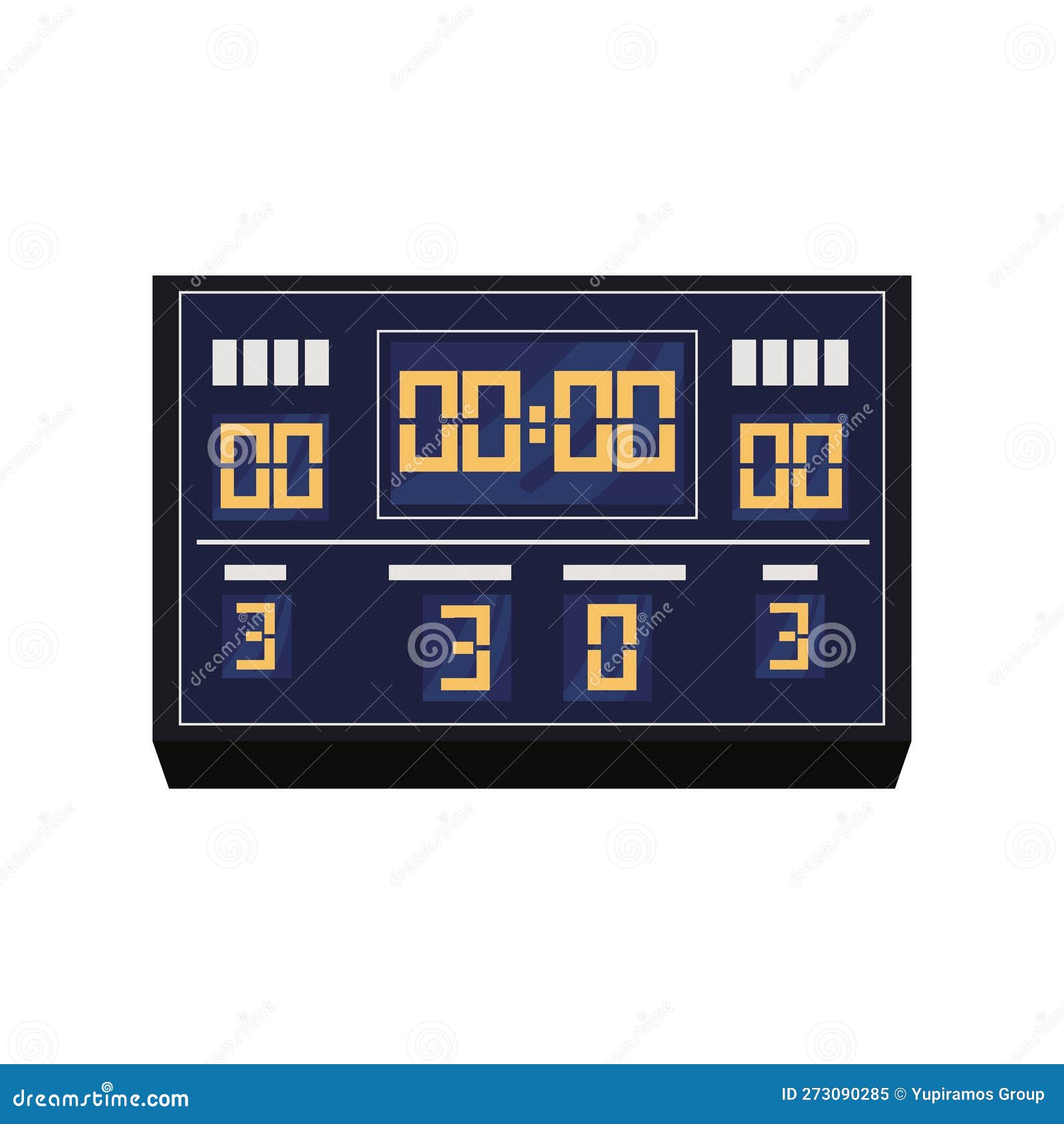 Football scoreboard design stock vector. Illustration of sport - 273090285