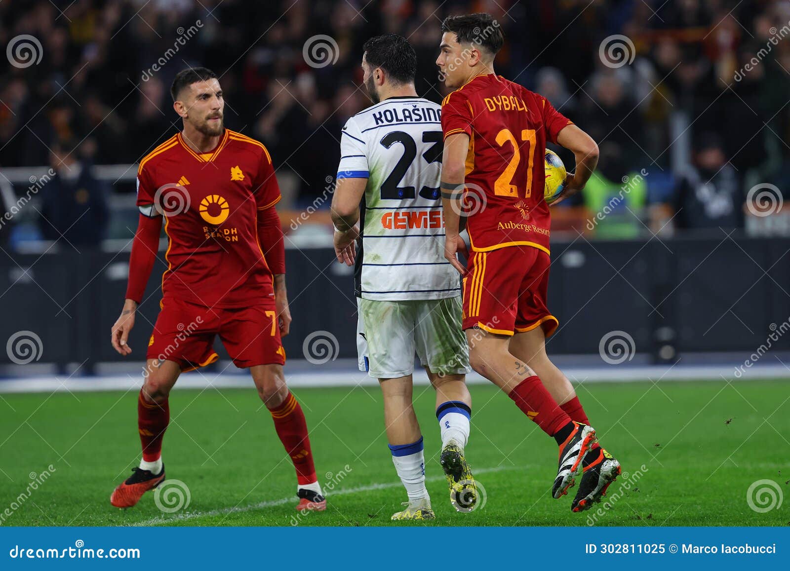 Football Serie A 2023 2024 Match Day 3 As Roma Vs Atalanta