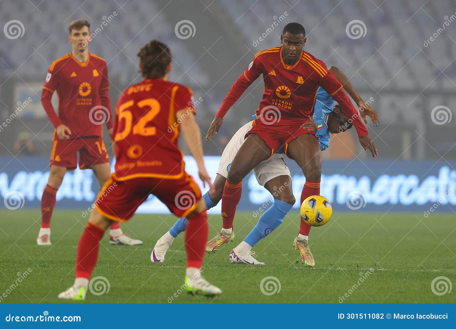Football Serie A 2023 2024 Match Day 17 As Roma Vs Ssc Napoli At