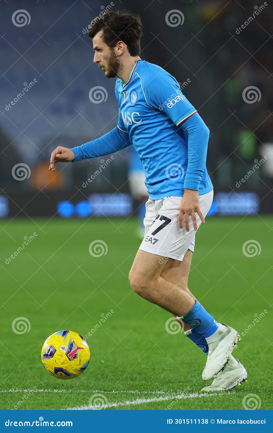 Football Serie A 2023 2024 Match Day 17 As Roma Vs Ssc Napoli At
