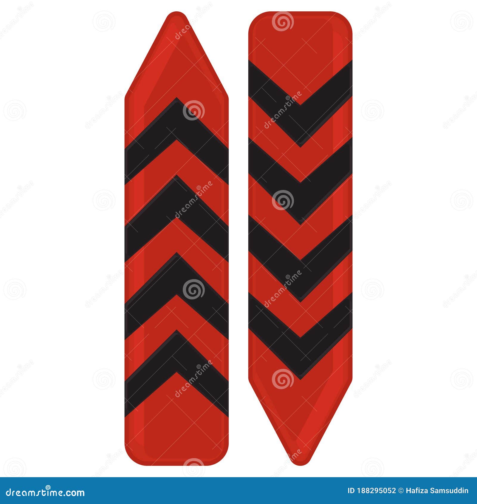 Football Sideline Markers. Vector Illustration Decorative Design Stock ...