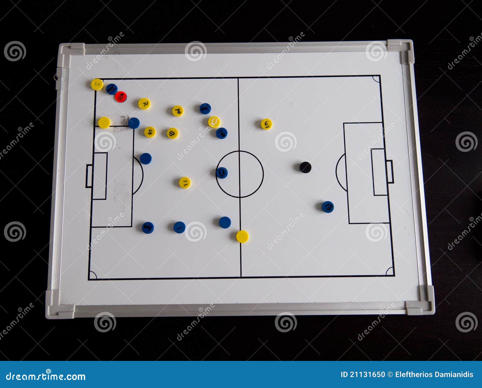 Football Soccer board stock photo. Image of ball, lesson - 21131650