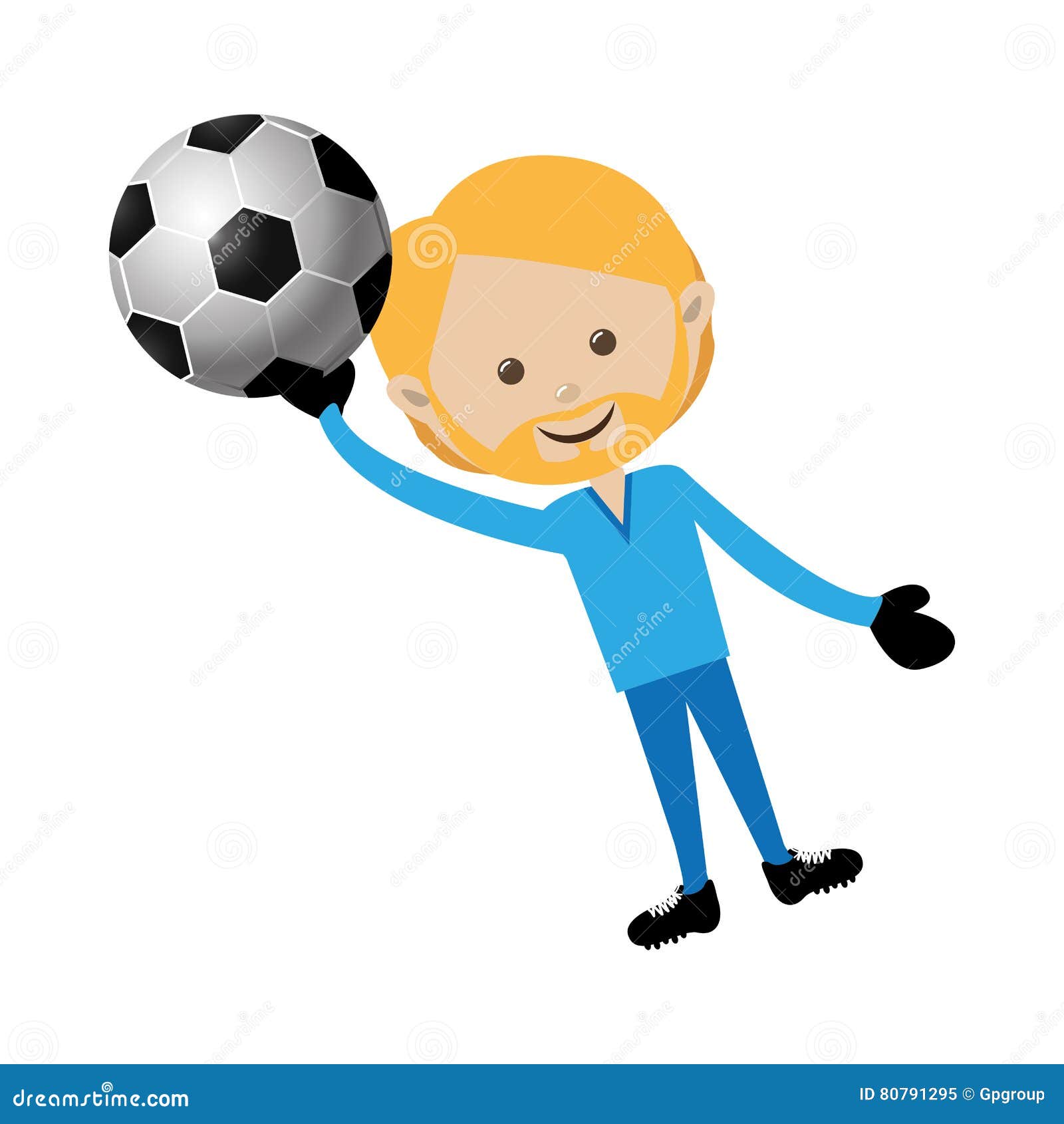 Football soccer icon image stock vector. Illustration of cartoon - 80791295