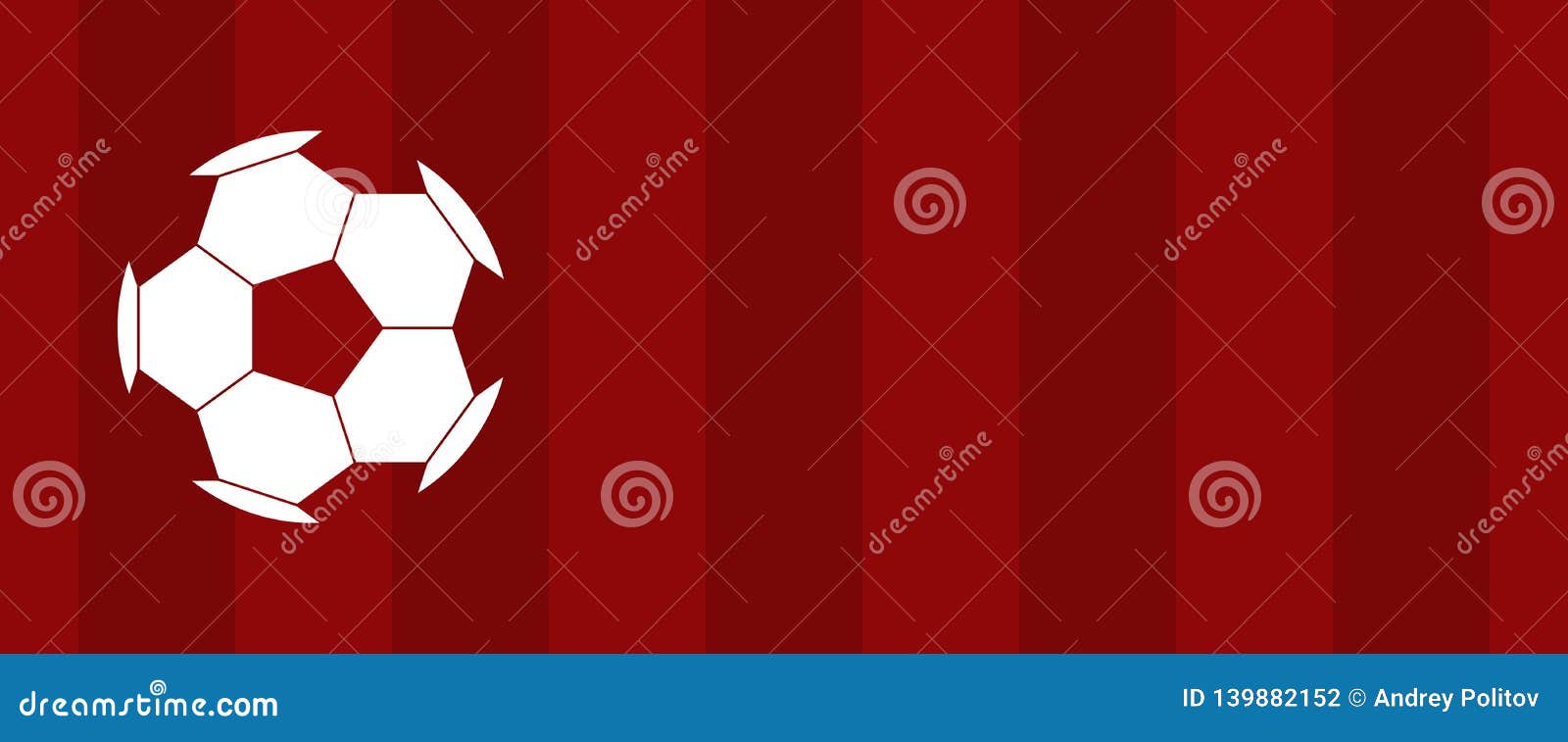 Football soccer red banner stock vector. Illustration of entertainment ...