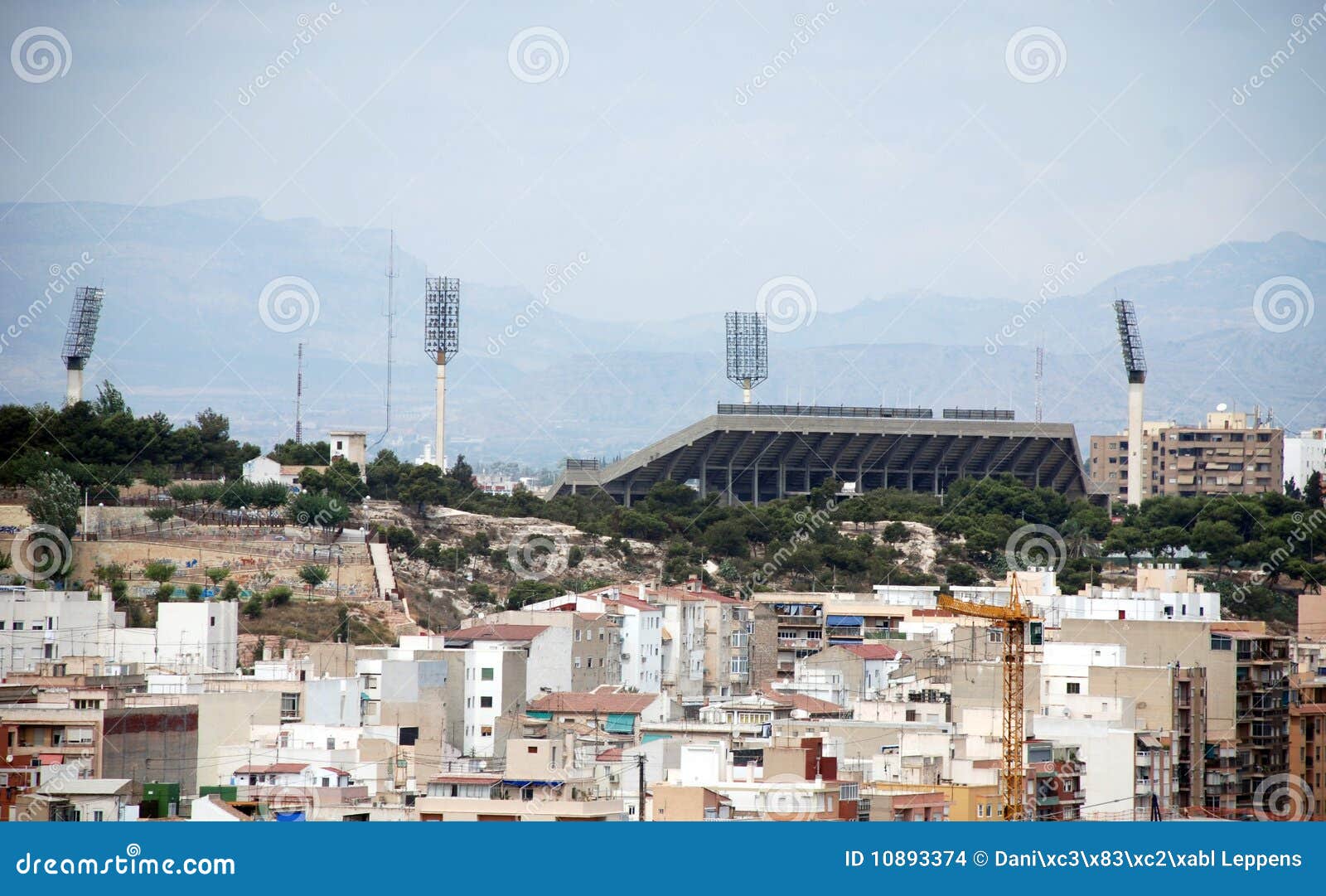 Football Stadium of Alicante Stock Photo - Image of alicante, overview ...