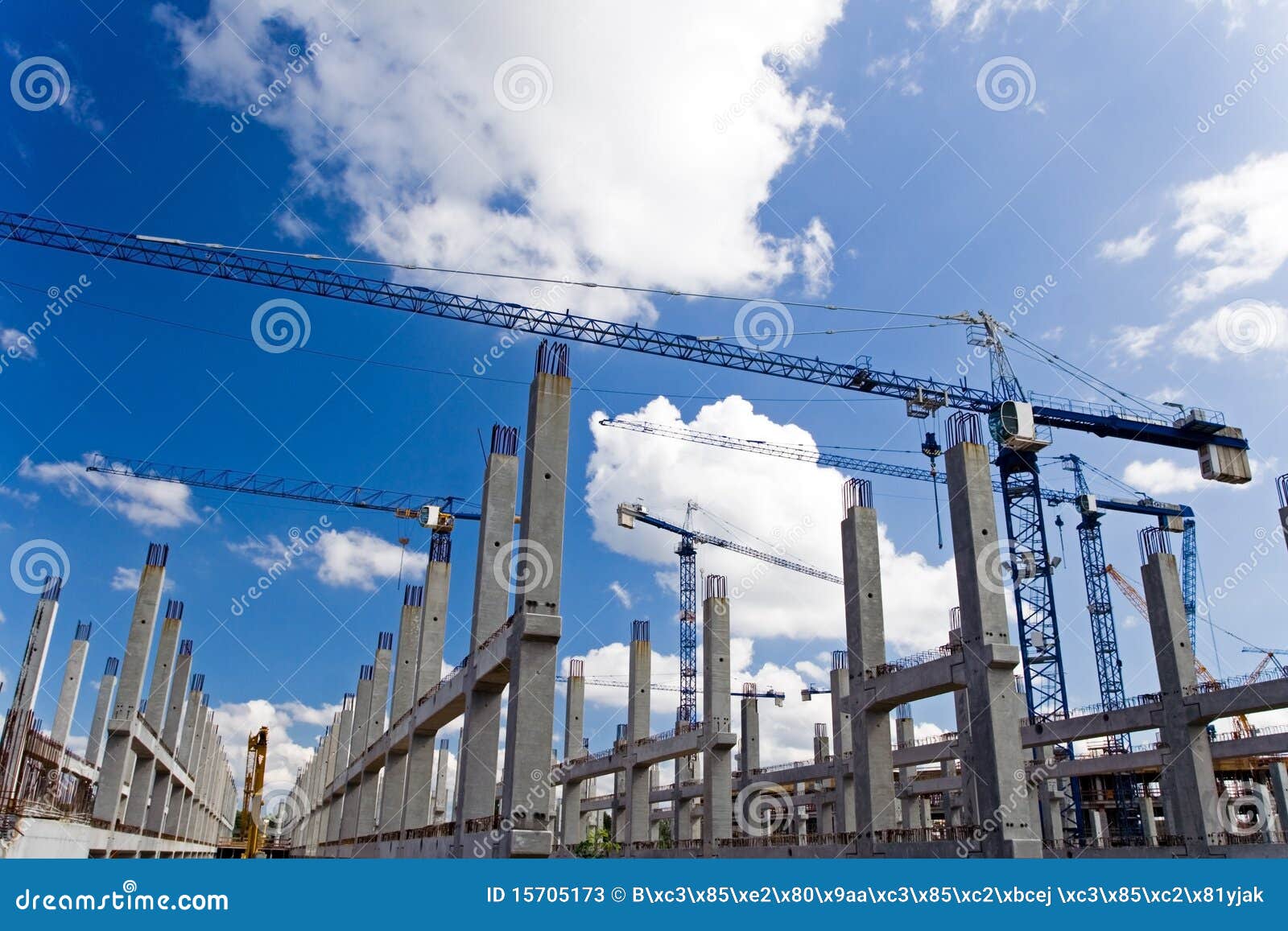 Football Stadium Construction Site Stock Image - Image of outdoors ...