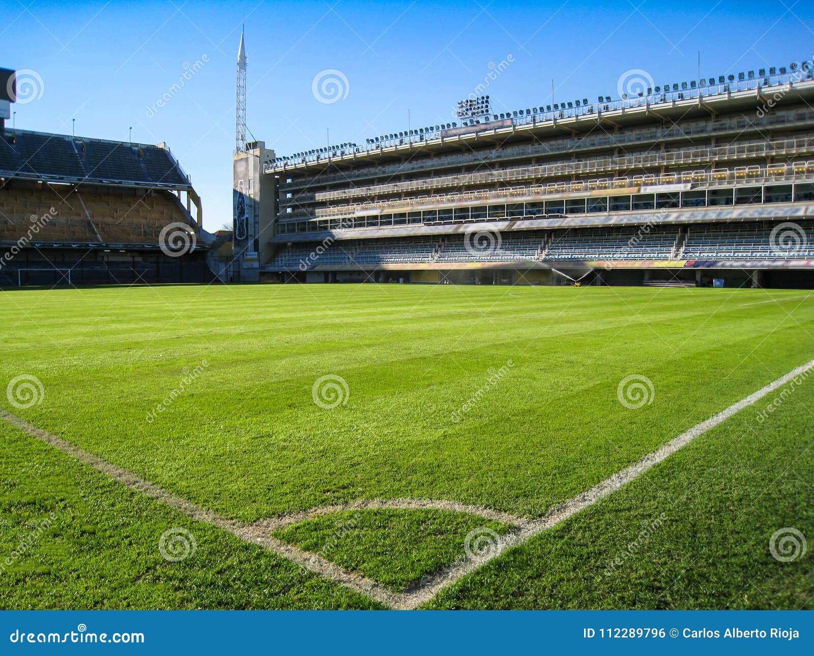 Football stadium corner stock photo. Image of playground - 112289796
