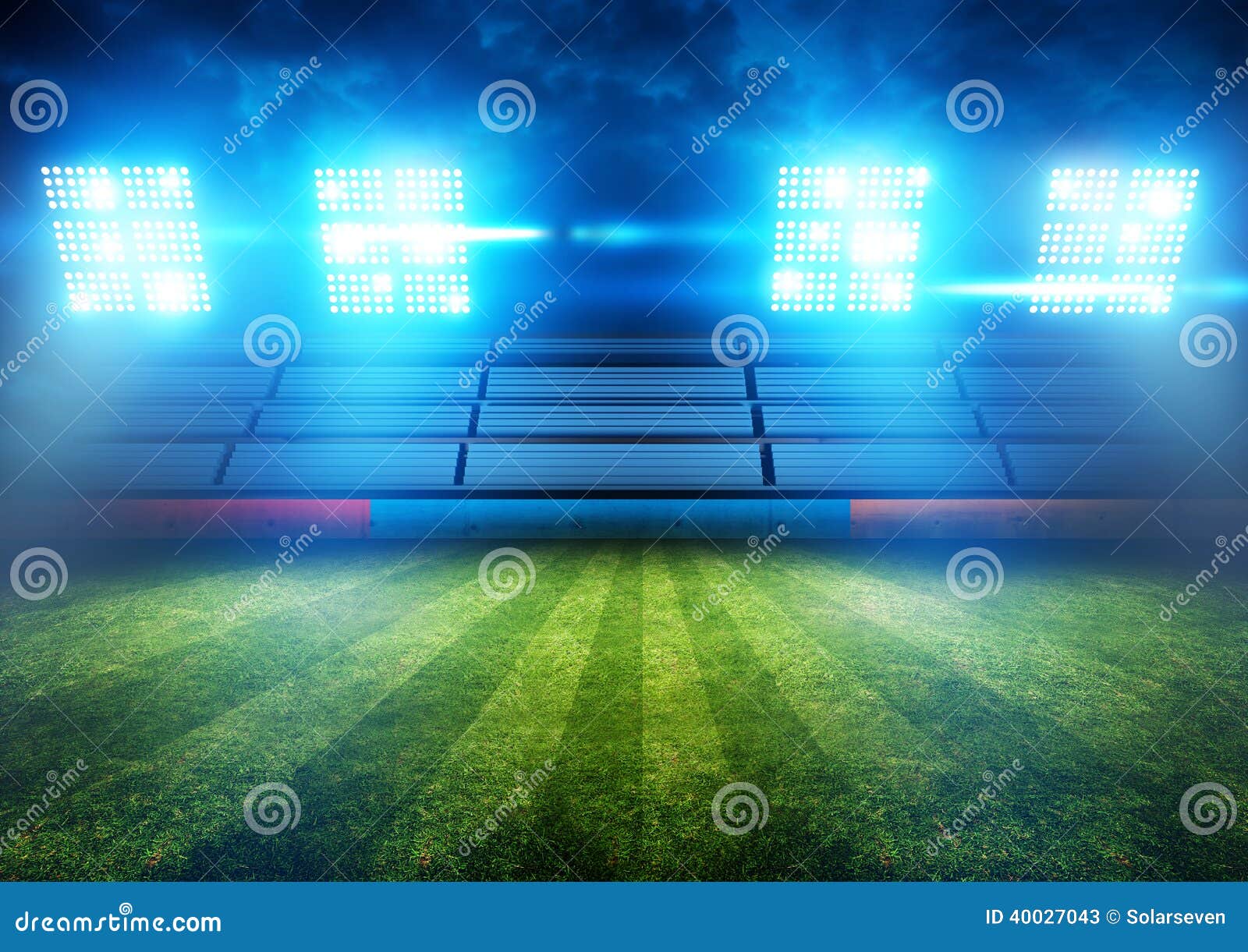 Football Lights Background
