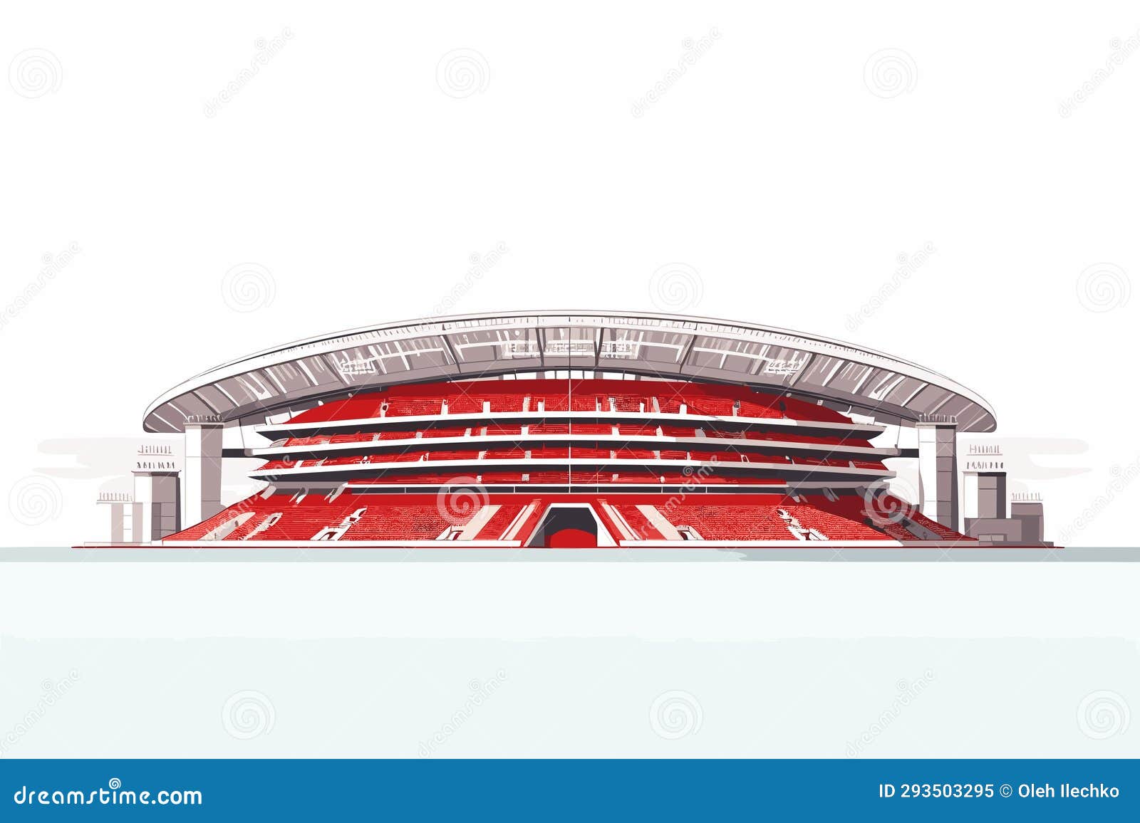 Football Stadium Vector Flat Minimalistic Isolated Illustration Stock ...