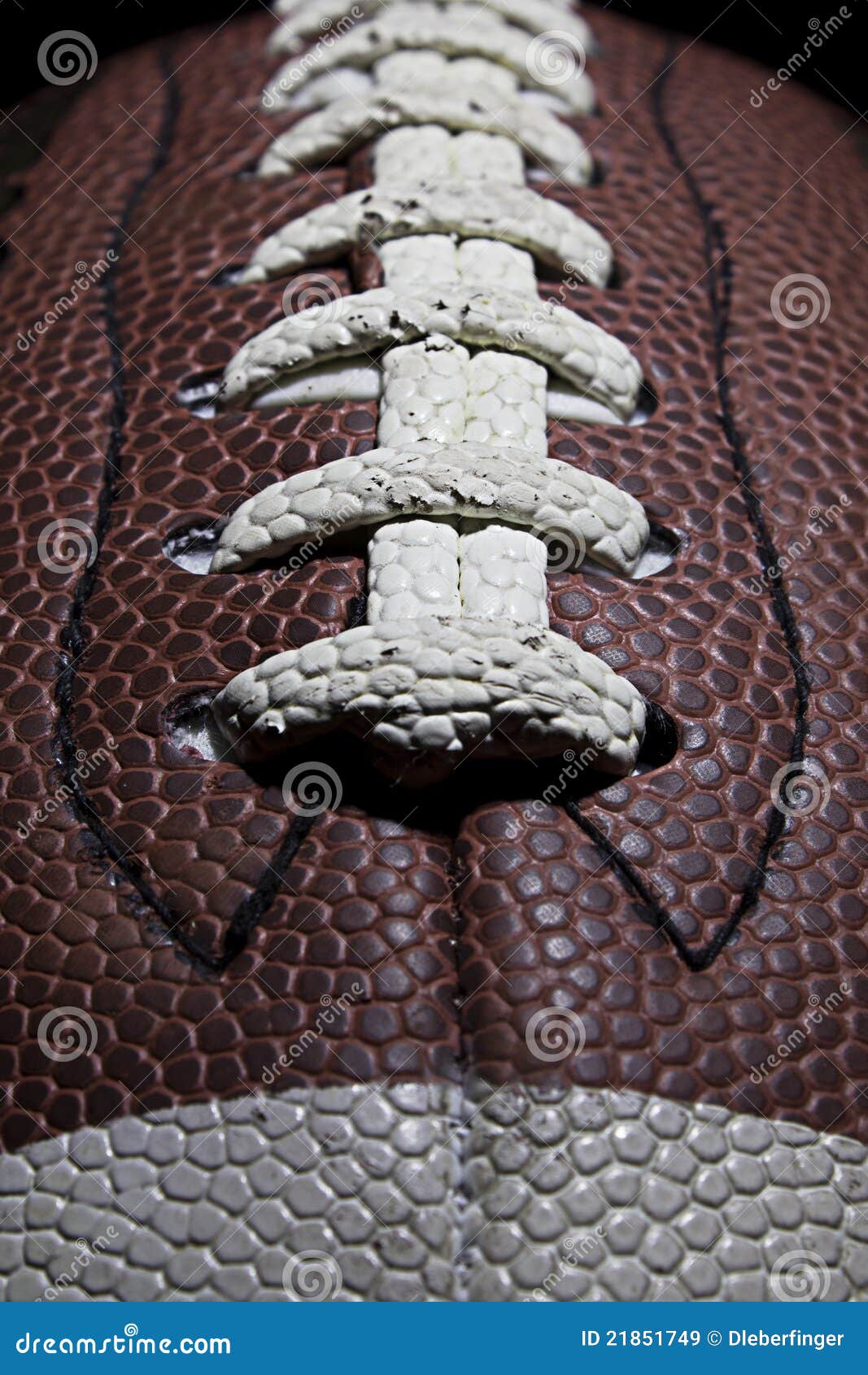Football Stitches stock image. Image of gaming, gear - 21851749