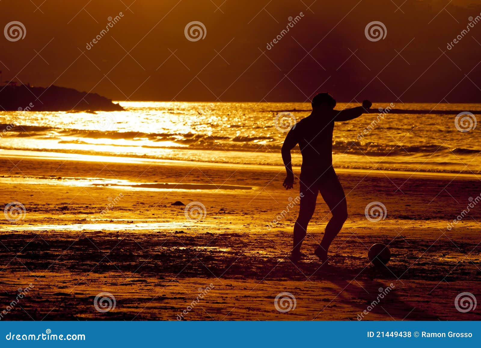 Football sunset stock photo. Image of life, football - 21449438